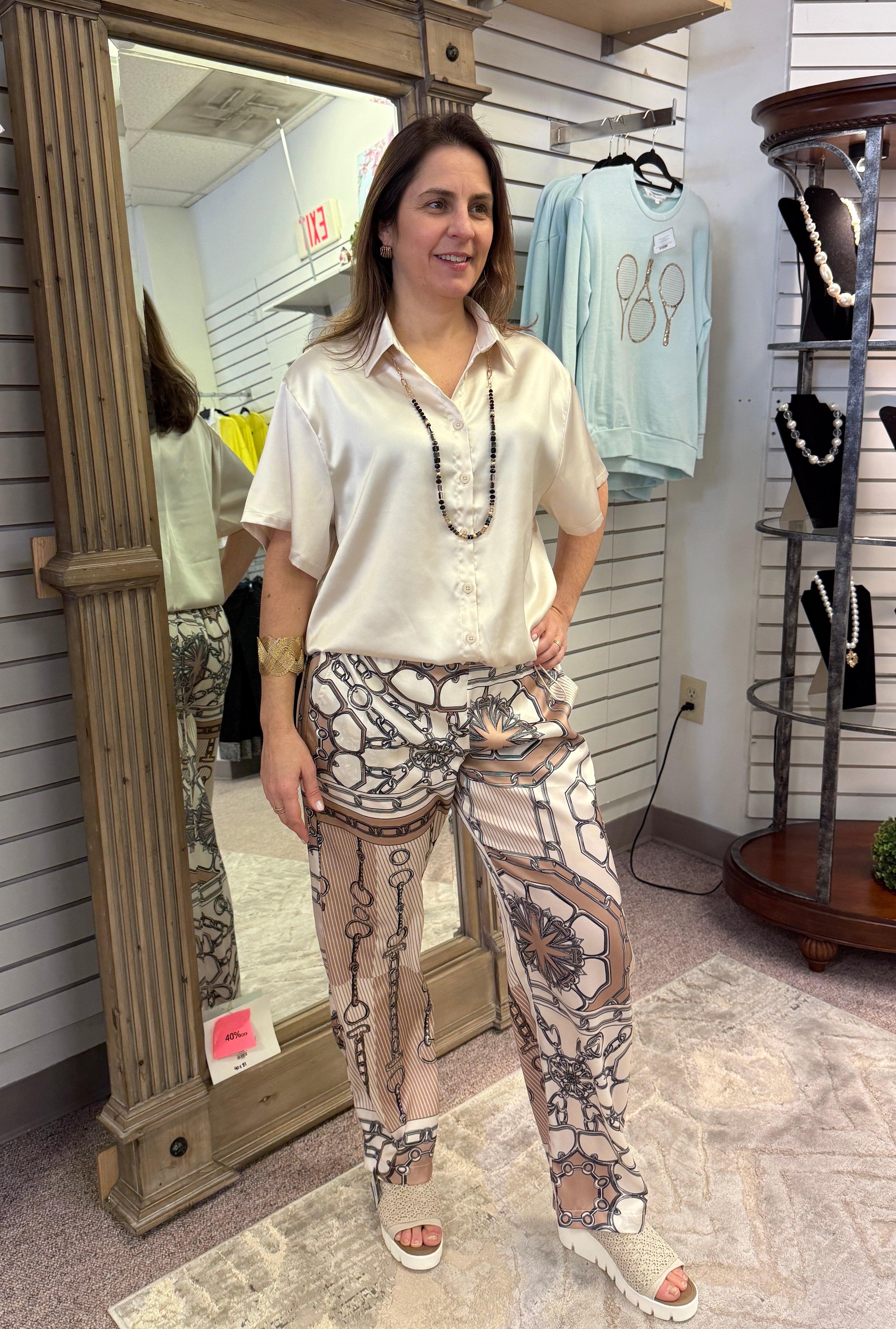 36358W Taupe Jerry Pants JOH – The Perfect Home & Gift